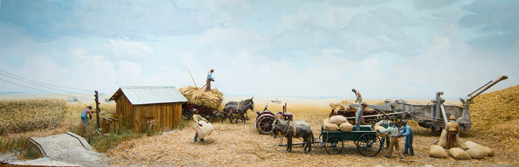 Rice Harvesting Diorama – Louisiana State Exhibit Museum
